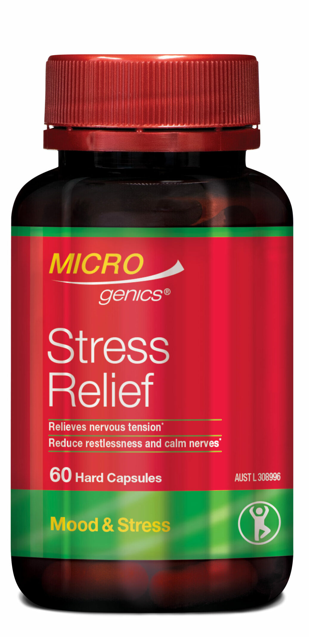 Microgenics Stress Relief 60 Capsules – Microgenics
