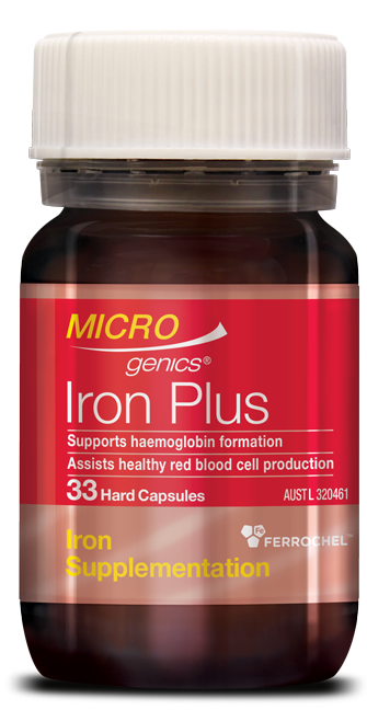 Microgenics Iron Plus 33 Capsules – Microgenics