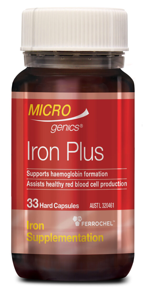 Microgenics Iron Plus 33 Capsules – Microgenics