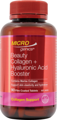 Microgenics Bioactive Beauty Collagen + Hyaluronic Acid Booster 90 ...