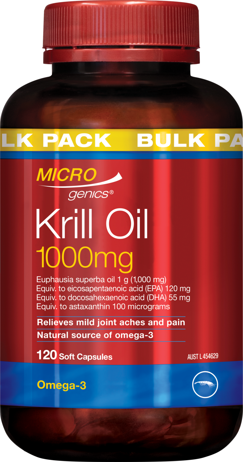 Microgenics Krill Oil 1000mg 120 Capsules Bulk Pack – Microgenics